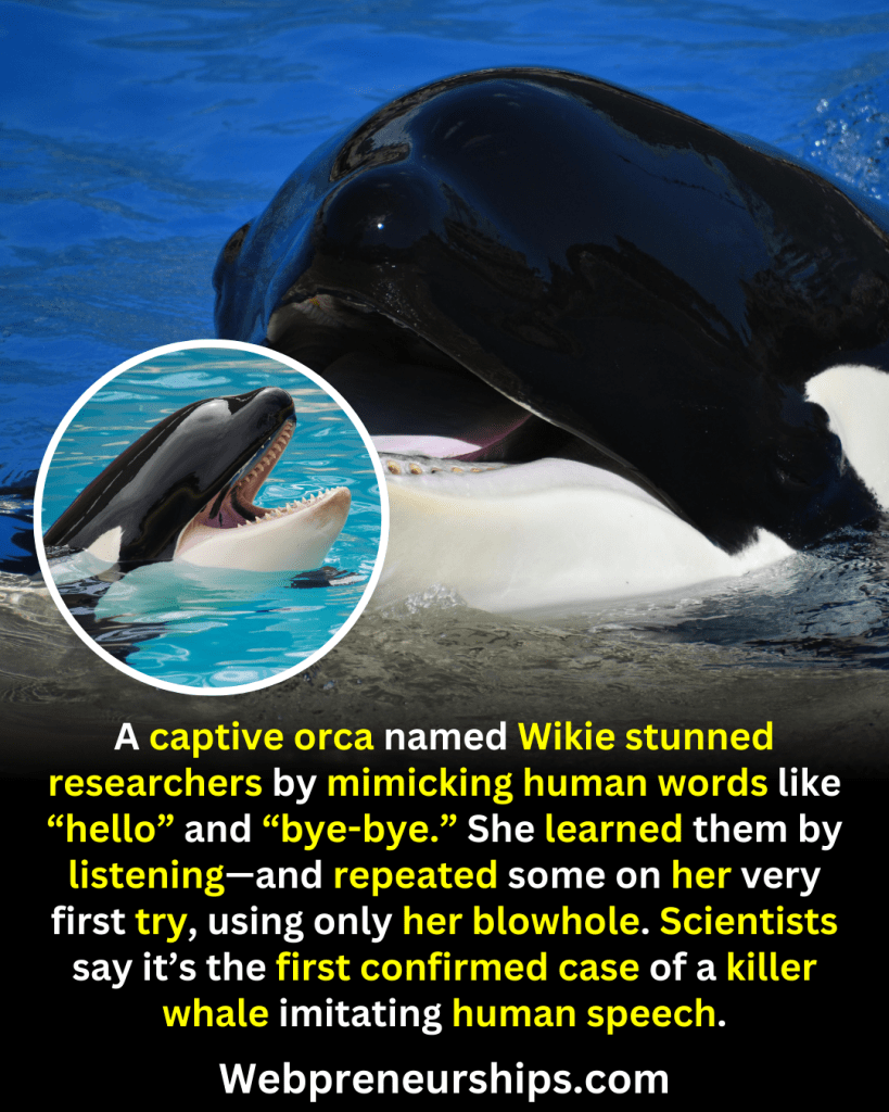 Orca Mimics Human Speech, Saying “Hello” and “Bye-Bye” in Eerie Recordings